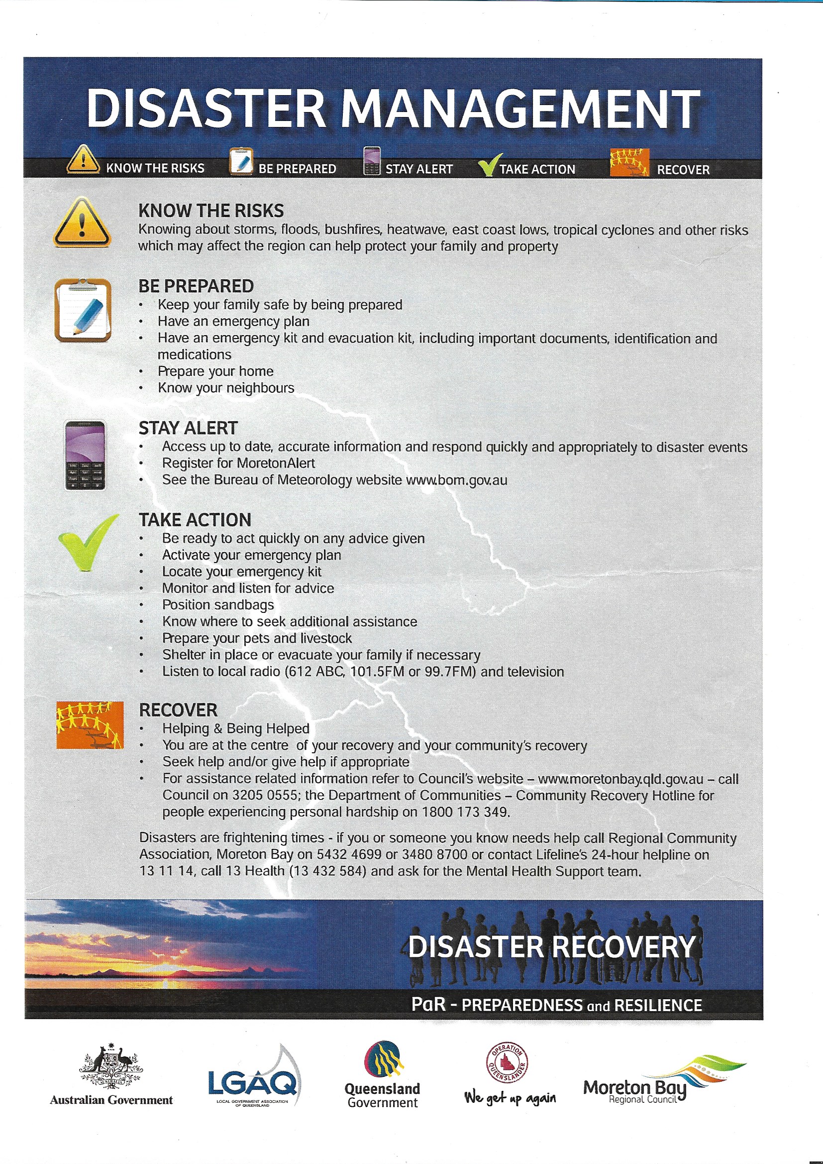 Australian Emergencies and Disaster Management – Dutch Australian